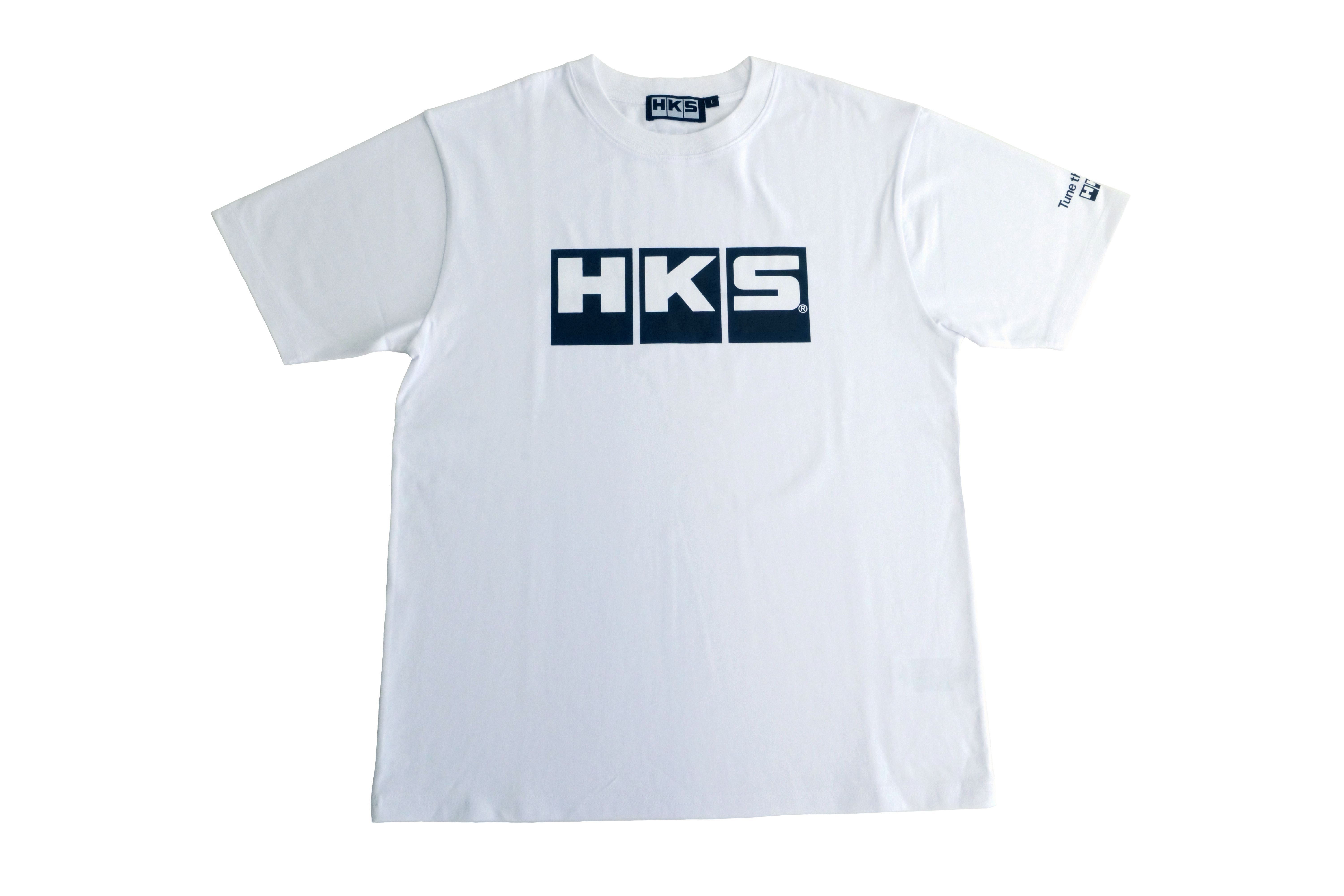 HKS T-SHIRT WHITE 4L | HKS High Performance Auto Parts